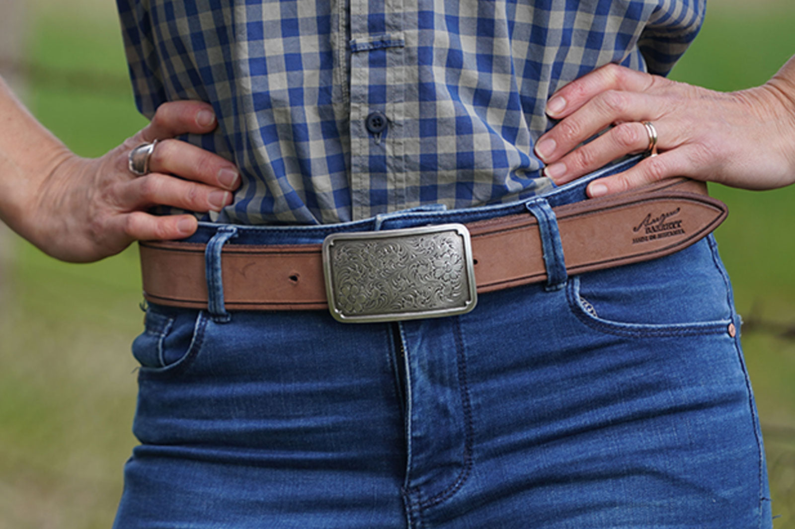 The New Limited Edition "Sencillo" Nubuck Leather Belt - Angus Barrett ...