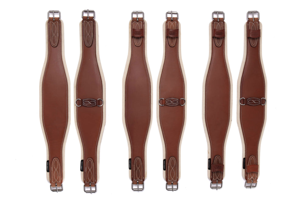 Leather Girth with Double Buckle - Angus Barrett Saddlery