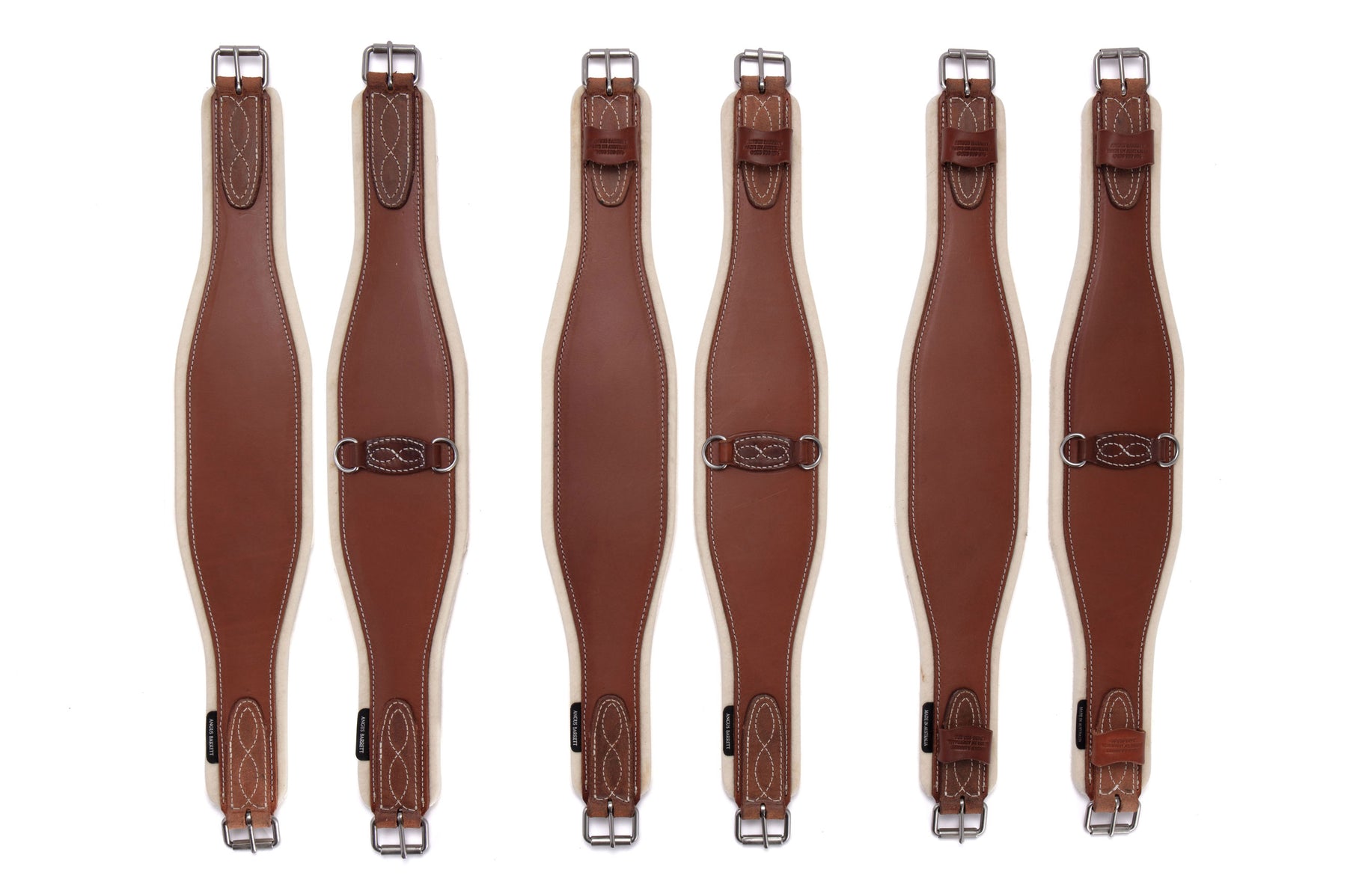 Leather Girth with Double Buckle - Angus Barrett Saddlery