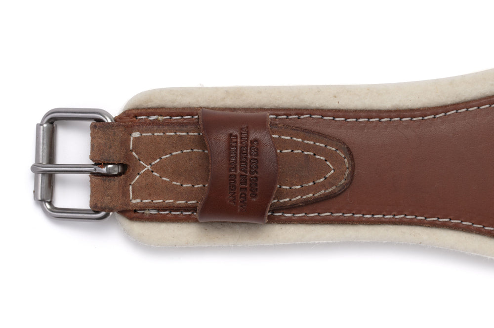 Leather Girth with Double Buckle - Angus Barrett Saddlery