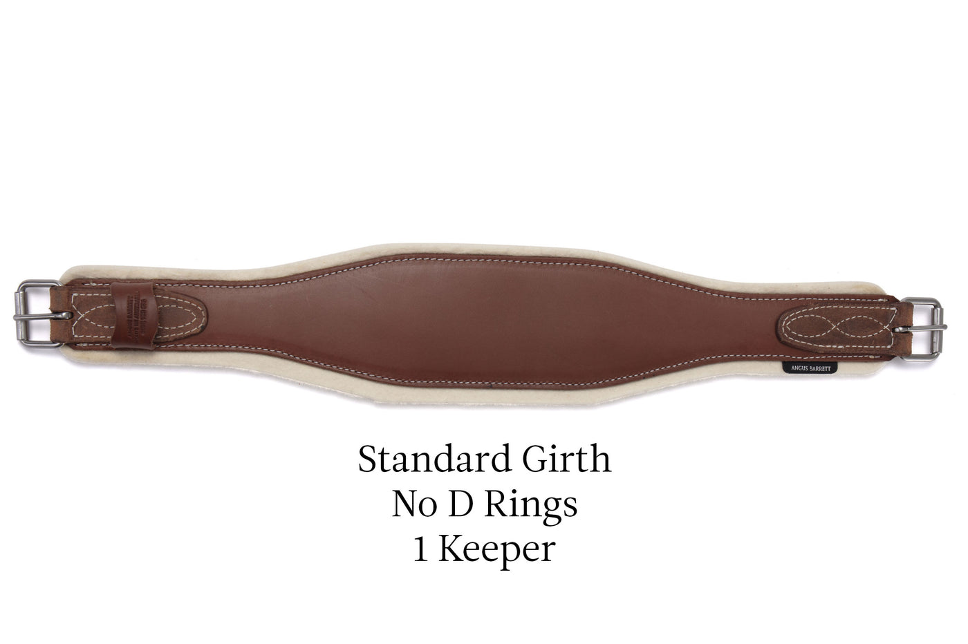 Leather Girth with Double Buckle - Angus Barrett Saddlery